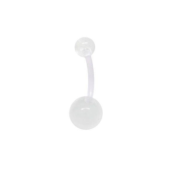 Clear Acrylic Belly Button Retainer - Walmart.com
