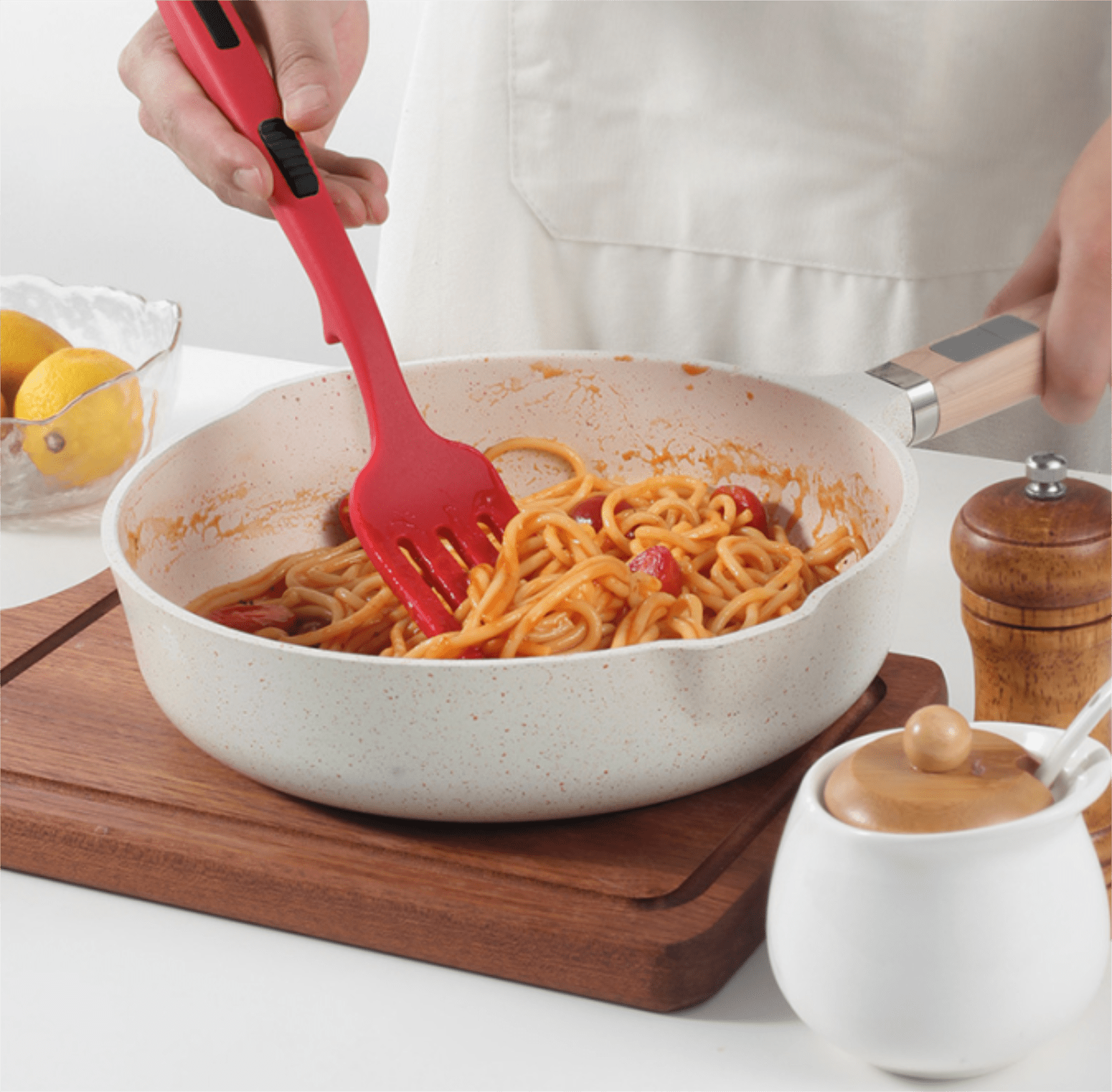 Creative Brand Large Sized Multi Functional Silicone Cooking Fork ...