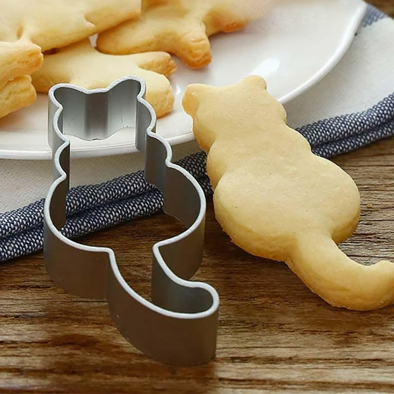 Frehsky pancake mold Cookies Baking Sugarcraft Shaped Mould Cat Aluminium Cake Kitchen Dining Bar Walmart