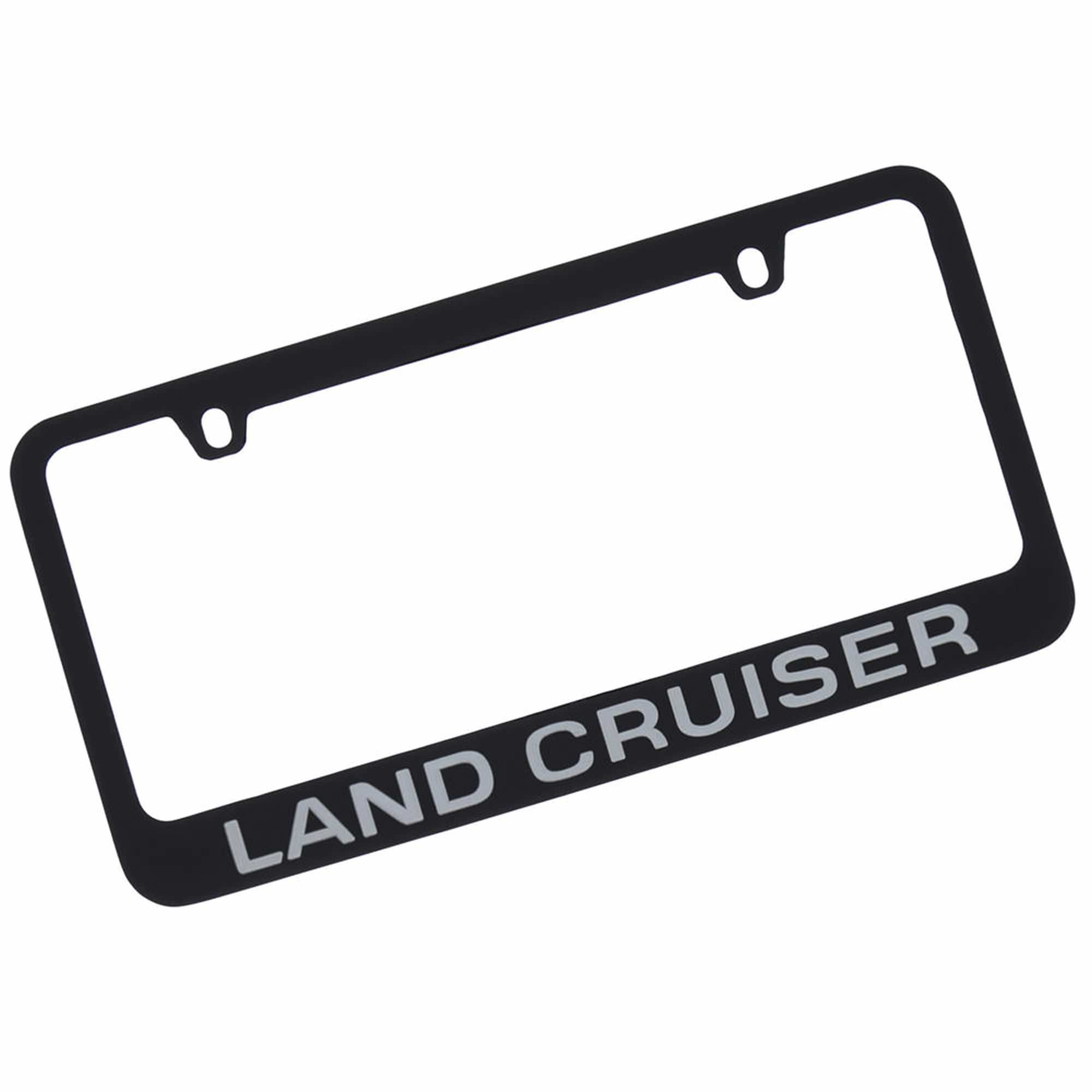 Toyota Land Cruiser Black Metal License Plate Frame - Walmart.com