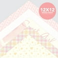 Roobee by Mara Mi Baby Girl Scrapbook Paper 12" x 12" - 24 lb/ 110 GSM ...