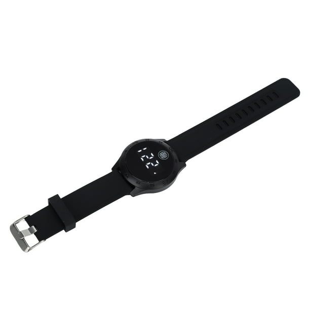 Digital Watch, LED Digital Watch Clear Number Adjustable Holes Touch ...