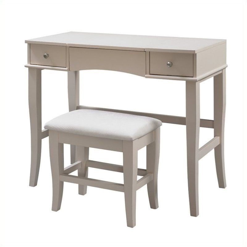 Pemberly Row Vanity Set in Cream Finish - Walmart.com