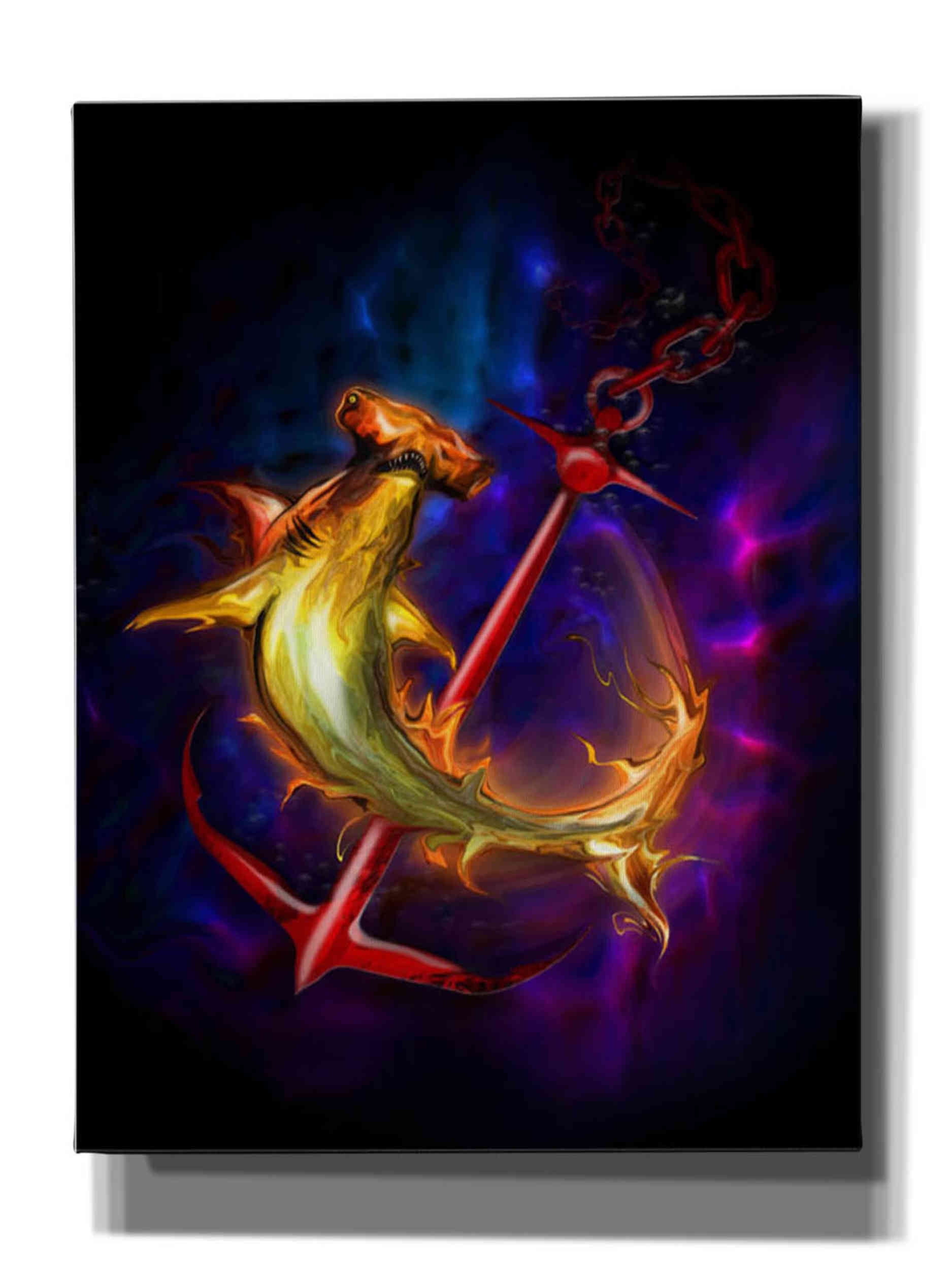 Epic Graffiti 'Hammer Head' by Michael StewArt, Canvas Wall Art, 12"x16 ...