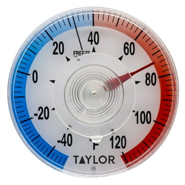 Big & Bold 15 x 3-Inch White Outdoor Tube Thermometer - Walmart.com