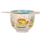 Maruchan Cute Kawaii Cats Microwave and Dishwasher Safe Ceramic Ramen ...