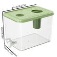 Guodhu Large Capacity Refrigerator Drink Dispenser with Spigot Clear ...