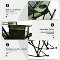 SunnyFeel Portable Outdoor Travel Rocking Chair, Oversized Foldable ...