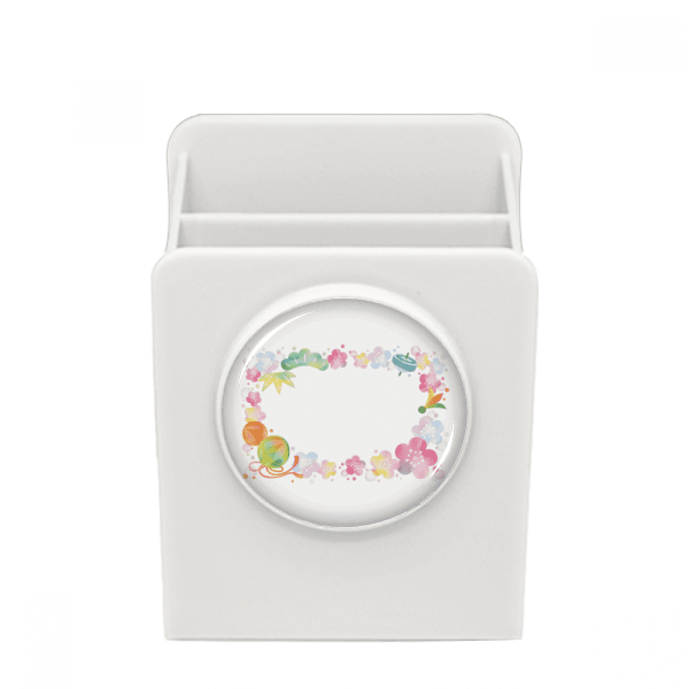 Gyroscope Sakura Pattern Geometry Desk Pencil Holder Cup Pen Organizer ...