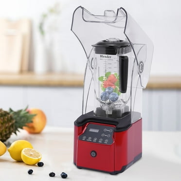 Commercial Quiet Shield Blender, Professional 2200W Countertop Blender ...