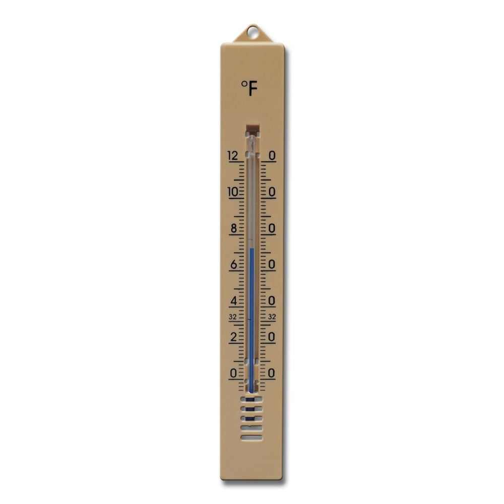 Wall Thermometer 7.12 inch Beige Plastic - Walmart.com - Walmart.com