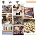 8Pcs 2 Styles Wooden Bobbins Column Mixed Color 18~50x35~52mm 4pcs ...