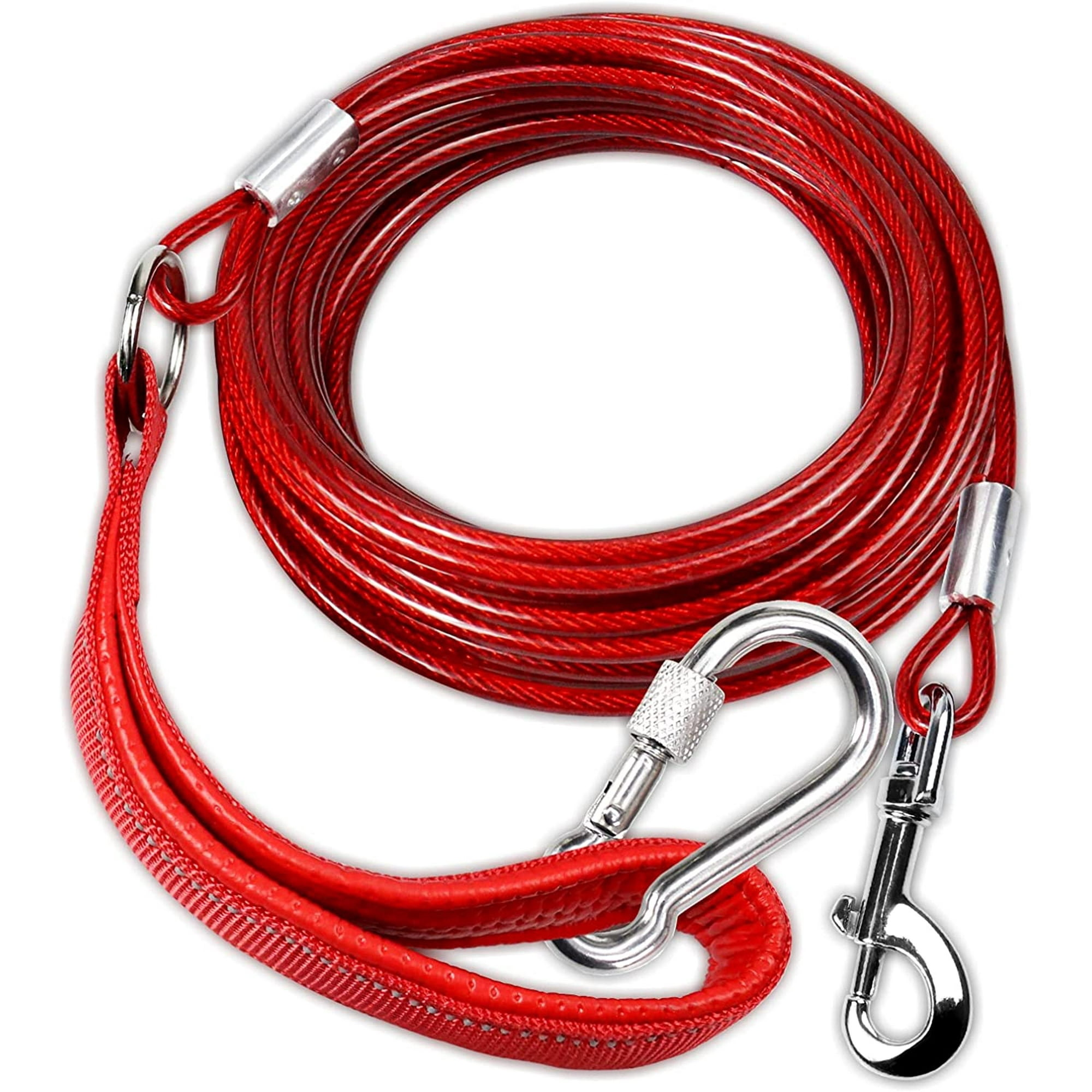 Click here for Long Fybto Chew Proof  Tie Out Cable For Dogs Heav... prices