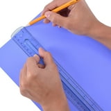 Westcott Finger Grip Ruler, 12", Metric, Imperial, Plastic, Assorted ...