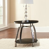 Free Shipping! Steve Silver Co. Coham Modern Round End Table Brown with ...
