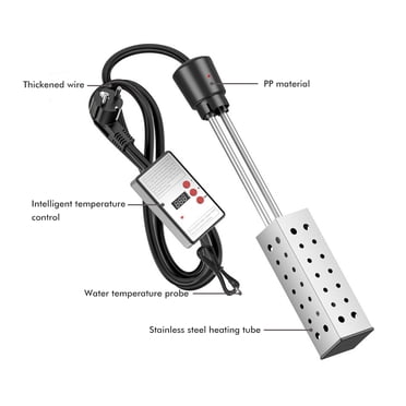 Farm Innovators Submergible Livestock Water 1000 Watt Bucket Heater ...