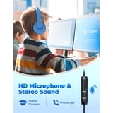 Jelly Comb On Ear Headphones with Mic, Foldable, Volume Control, 3.5mm ...