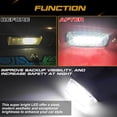 x xotic tech LED License Plate Lights Tag Lamps Replacement Compatible ...