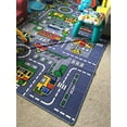 Mybecca Kids Rug City Map Fun Play Rug 3' X 5' Children Area Rug - Non ...