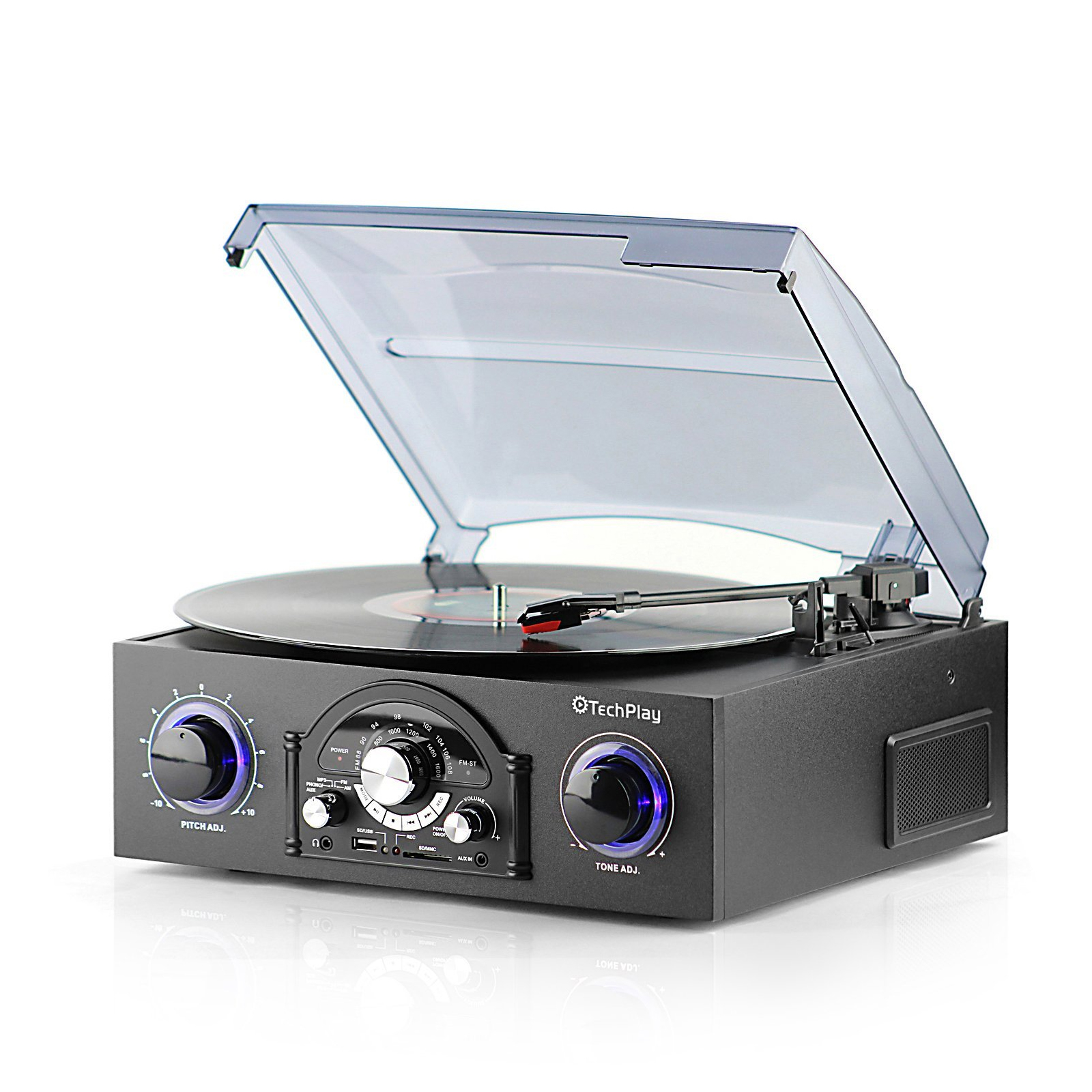 TechPlay Turntable with pitch control and Much More - Walmart.com