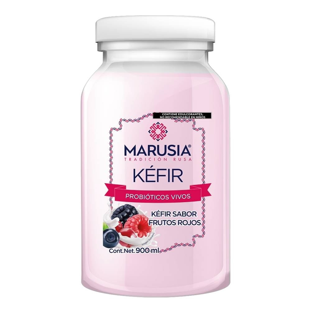 Probióticos vivos Marusia Kefri frutos rojos 900 ml | Walmart en línea