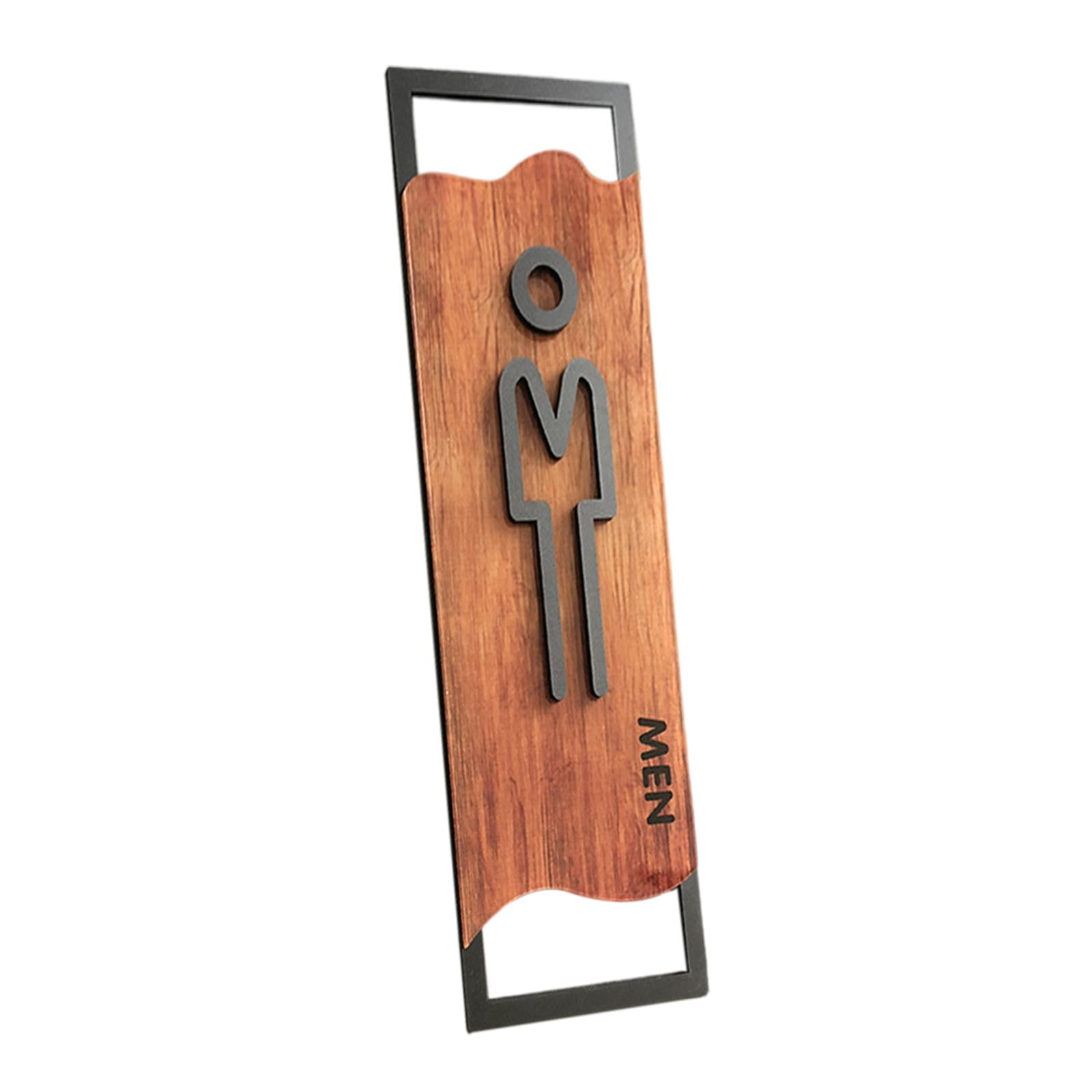 Restroom Sign,Restroom Sign Metal Restroom Sign Gender Restroom,Sign ...