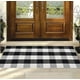 PK.ZTopia Buffalo Plaid Rug, Buffalo Check Rug 23.6 x 51.2 Inches ...
