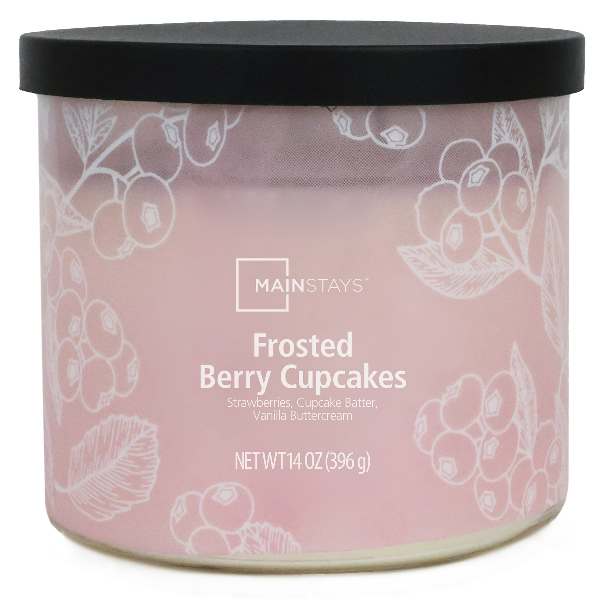Click here for Mainstays 3-Wick Textured Wrapped Frosted Berry Cu... prices