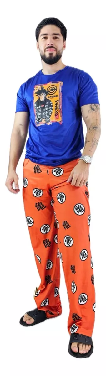 Pijama Son Goku Super Sayajin Dragon Ball Pantalón Y Camisa | Walmart ...