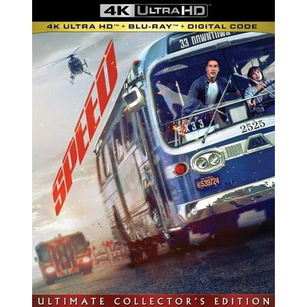 Speed (4K Ultra HD + Blu-ray + Digital Code) - Walmart.com