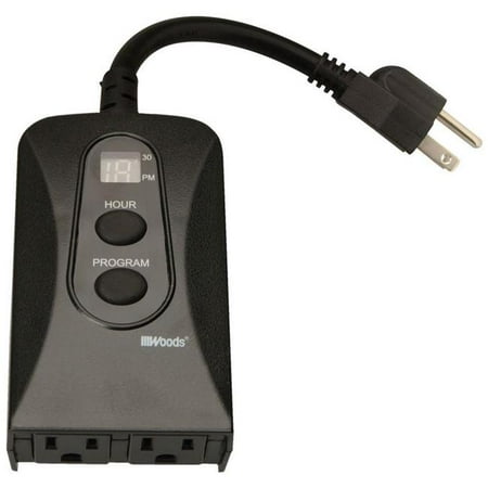 Woods 50016WD Woods Digital Outdoor Block Heater Timer with Daily ...