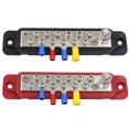 Goodhd 12-Way Bus Bar, 12V 150A Terminal Block for Auto, Marine, RV ...