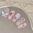 Advanced Handmade Light Therapy Wearing Nail Show Tender Beauty Girl ...