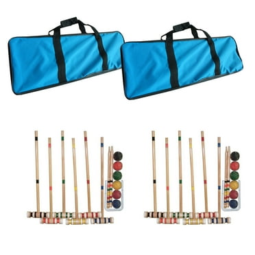 Complete Croquet Set with Carrying Case 6 Players by Hey! Play ...