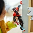 LEGO Marvel Miles Morales Spider-Man Mini Figure, 76225 Articulated ...