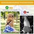 3 Pack Washable Female Dog Diaper with Suspender, Reusable Girl Doggie ...