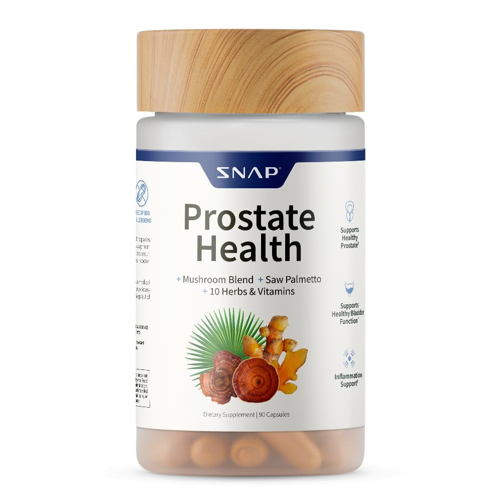 Suplemento de apoyo a la salud de la próstata Snap Supplements 90 ...