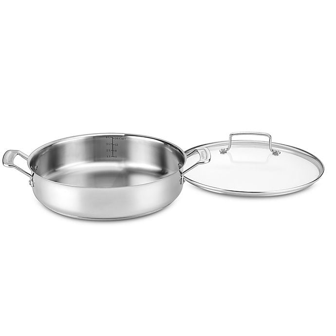 Cuisinart Chef's Classic Pro 5-Quart Casserole with Cover in Stainless ...