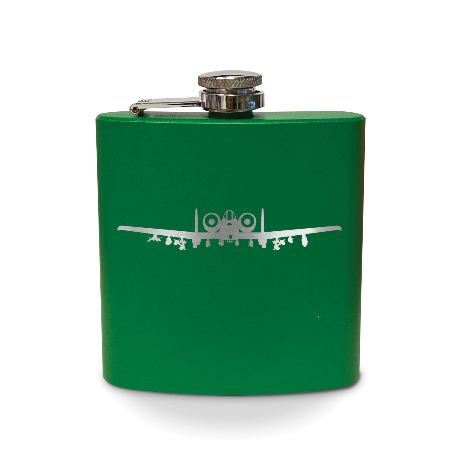 A-10 Thunderbolt II with Pave Penny Pod Flask 6 oz - Laser Engraved ...