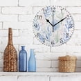 10" Artistic Round Wall Decorative Desk Clock Corals Of Diverse Shapes ...