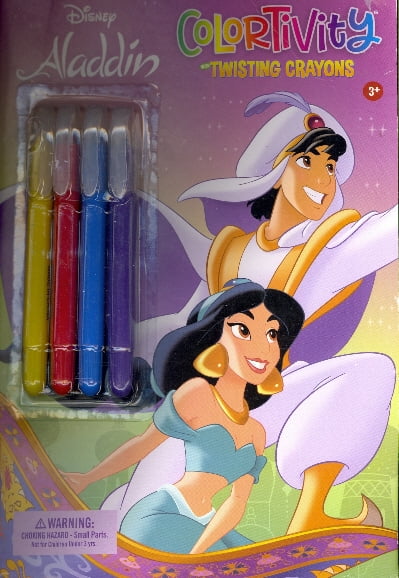 Disney Aladdin Colortivity with Twisting Crayons - Walmart.com