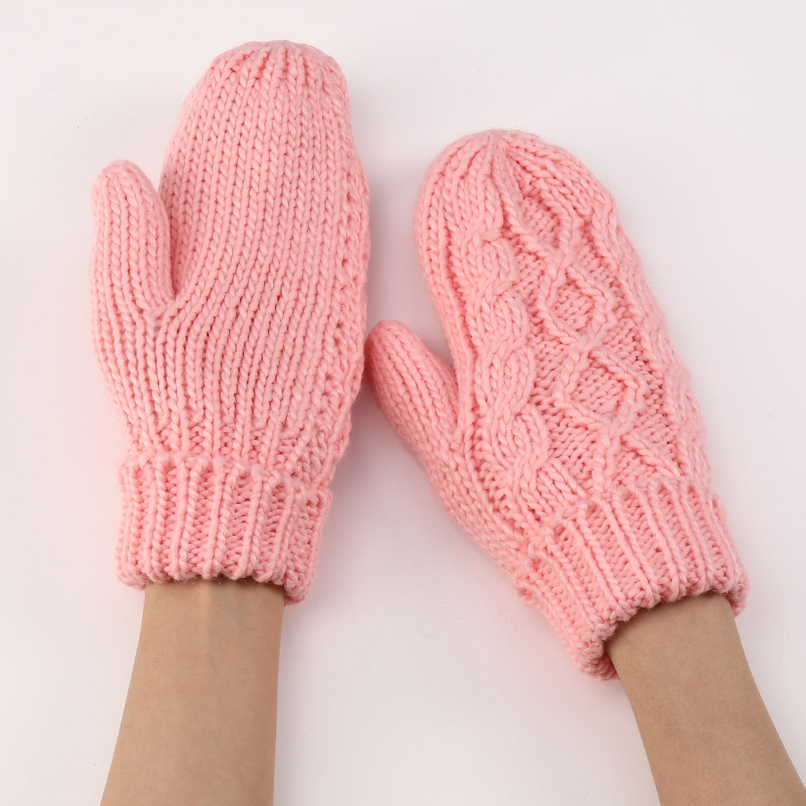 Click here for Pink Gloves Mittens Winter Gloves For Women Warm G... prices