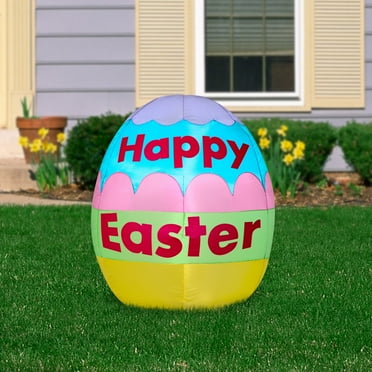 5.5' Airblown Inflatable Easter Egg by Gemmy Industries - Walmart.com