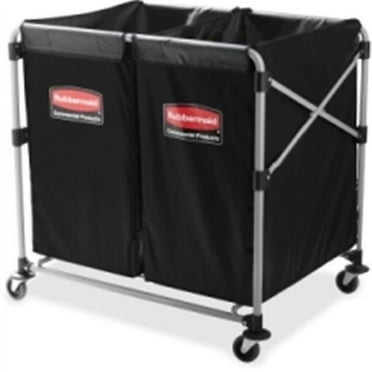 Rubbermaid Commercial Executive Service Cart, Three-Shelf, 20.33w x 38 ...