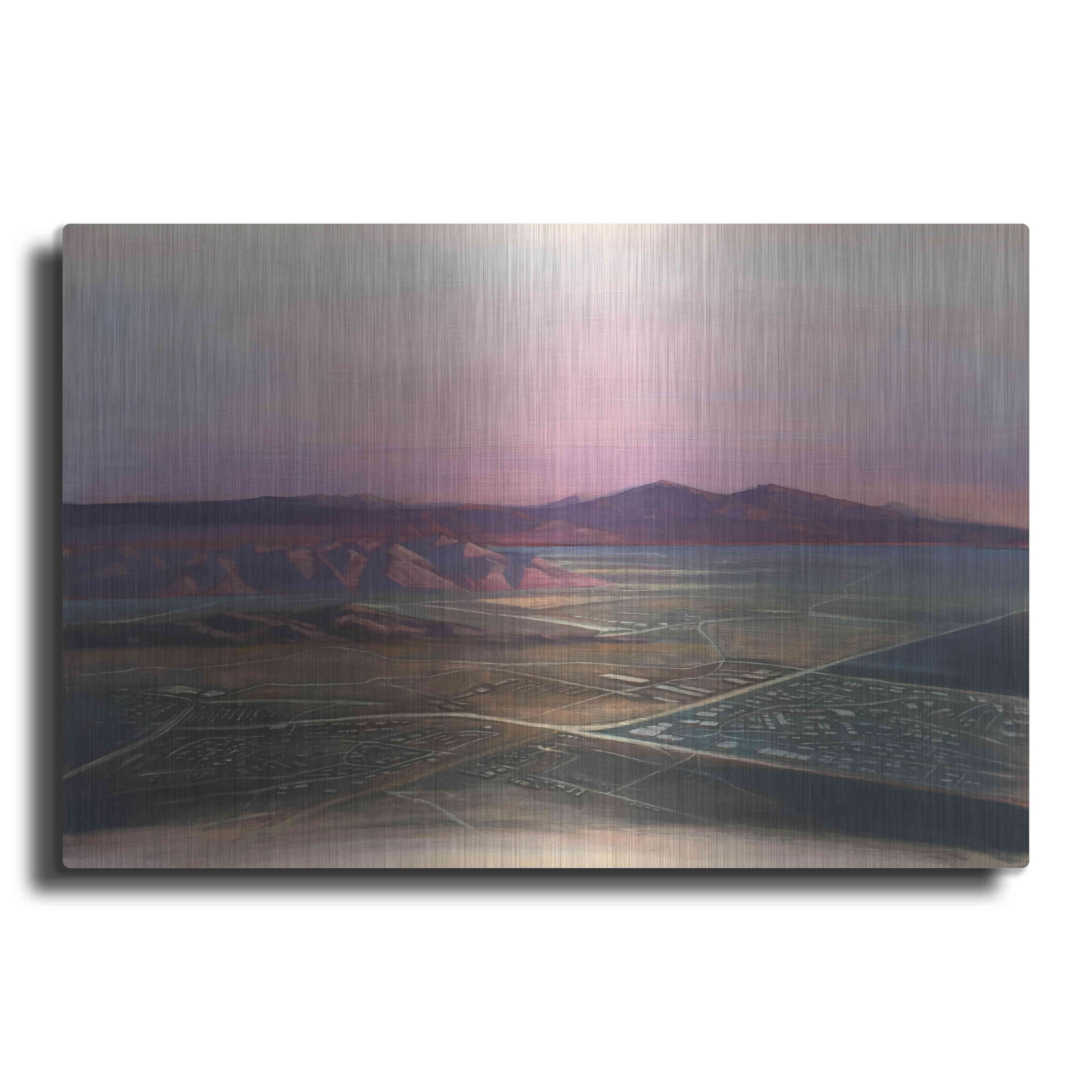 Luxe Metal Art 'Breathtaking Valley' by Bruce Dean, Metal Wall Art, 36 ...