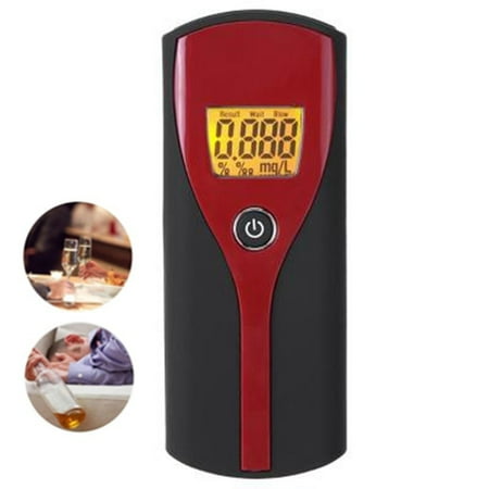 Digital Alcohol Breath Alert Breath Tester LCD Display with Audible ...