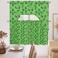 Brown Ladybugs Kitchen Curtains Swag Valance and Tier Curtains Set 24 ...