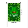 Cevemin St. Patrick's Day Garden Flag - Green Shamrocks Background ...
