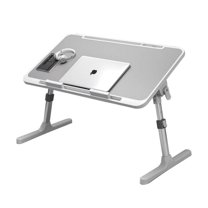 ZVZM Portable Desk for Laptop, Adjustable Computer Standing Desk with ...