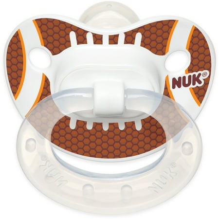 NUK Sports Silicone Orthodontic Pacifiers, 2ct, 0-6 months, BPA-Free ...